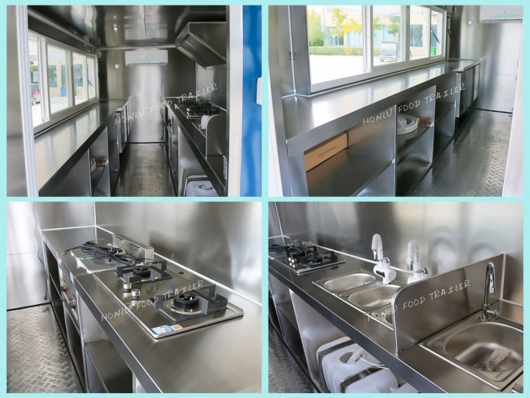 Mobile Food Trailer With Porch from China - Honlu Food Trailer