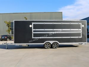 Seven Meters Galvanized Square Food Trailer From China