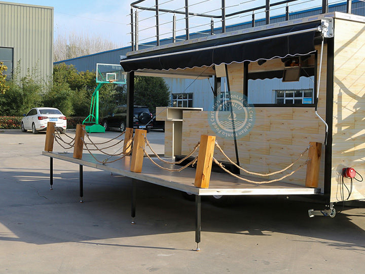 16.4ft Double Decker Food Trailer For Sale - Honlu food trailer