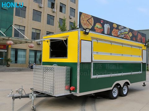 5m Street Food Cart And Food Truck With Full Kitchen For Sale - Honlu ...