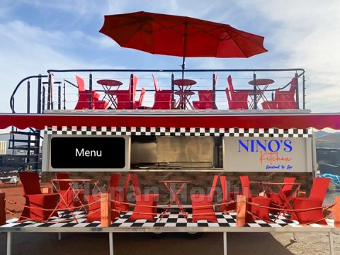 Double Decker Food Trailer from China Factory - Honlu Food Trailer