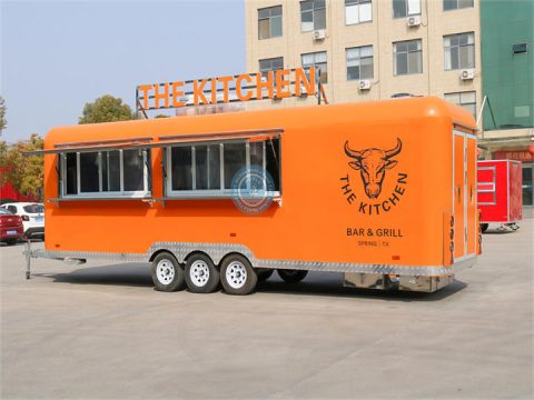 26ft Bar and Grill Trailer For Sale - Honlu food trailer