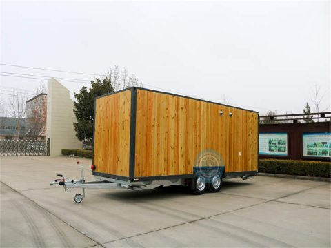 Factory Price European Standard Container Food Trailer - Honlu
