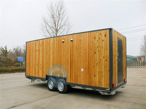 Factory Price European Standard Container Food Trailer - Honlu