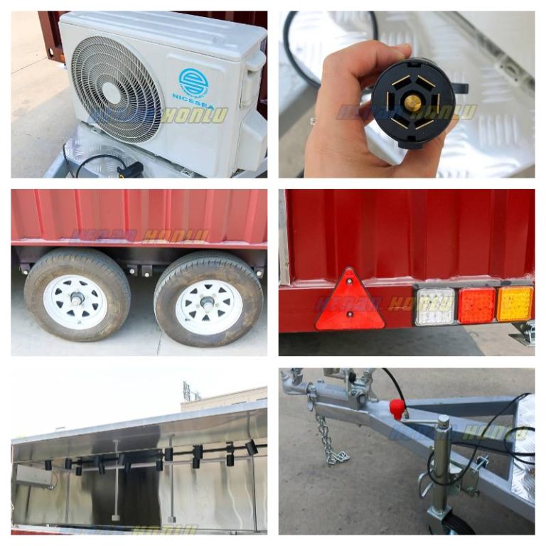 5m Cocktail Trailer/Mobile Cocktail Bar Trailer - Honlu Food Trailer