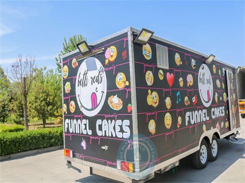 Funnel Cake Concession Trailer from China - Honlu Food Trailer
