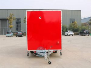 4m Red Food Trailer from China Food Trailer Manufacturer