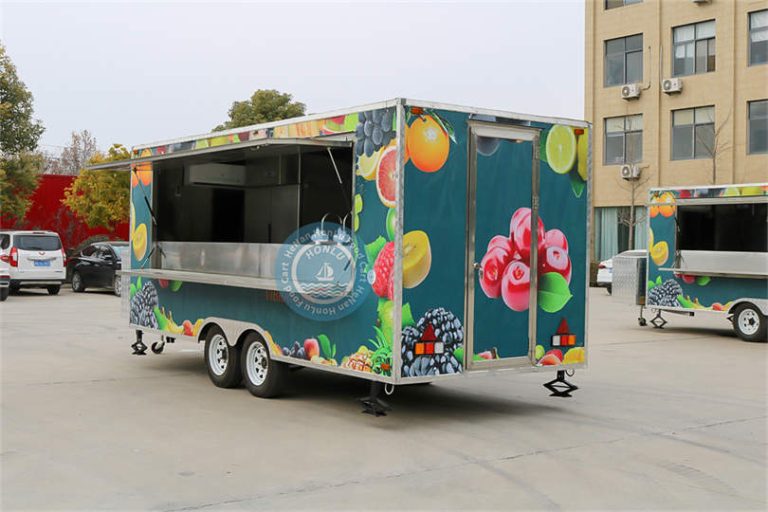 Factory Price 16ft Juice Trailer For Sale - Honlu Food Trailer