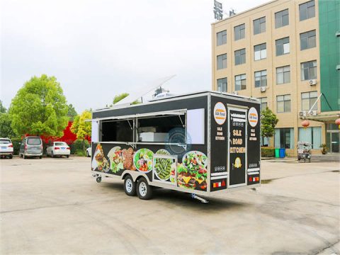 Factory Price 5.7m Snack Bar Trailer - Honlu Food Trailer