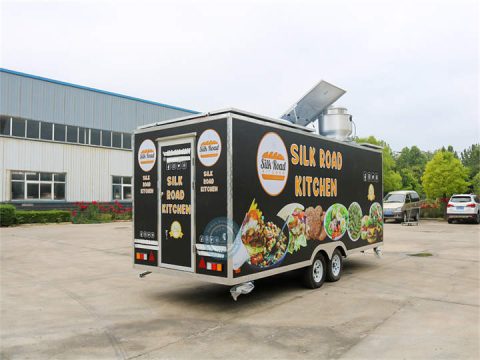 Factory Price 5.7m Snack Bar Trailer - Honlu Food Trailer