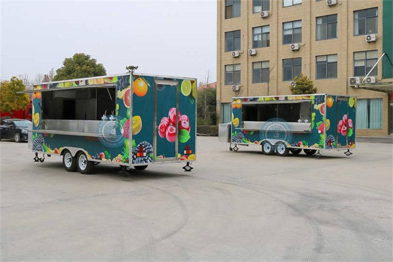 Factory Price 16ft Juice Trailer For Sale - Honlu Food Trailer