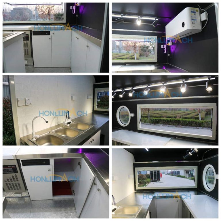 3.5m Fast Food Caravan from China Manufacturer - Henan Honlu