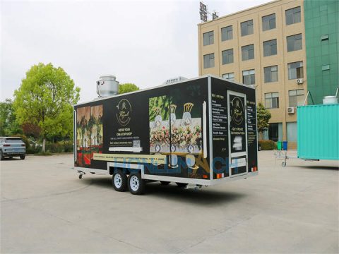Container Trailer from China Factory - Honlu Food Trailer