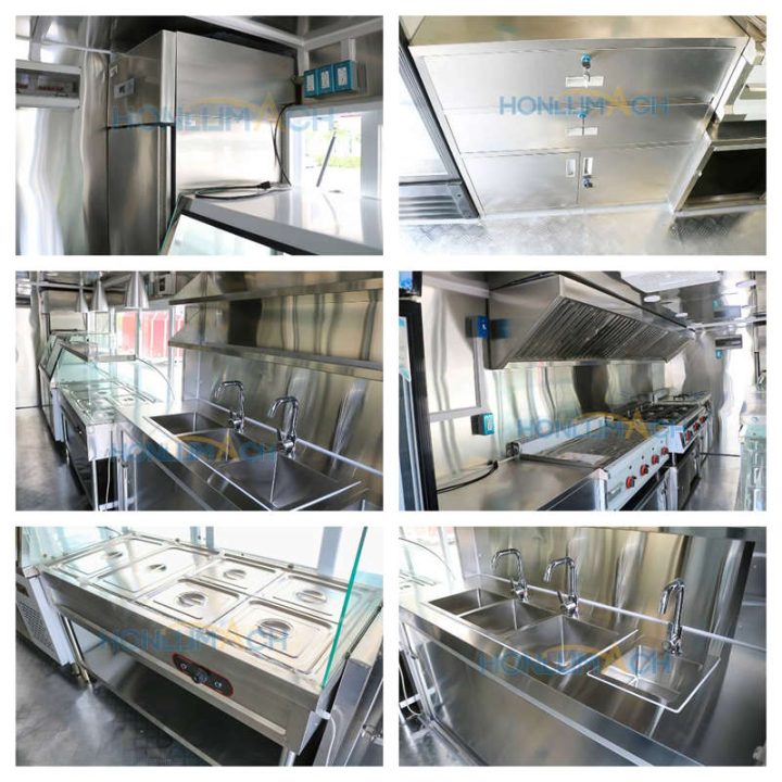 18ft Food Truck With Full Kitchen Fom China Factory - Honlu