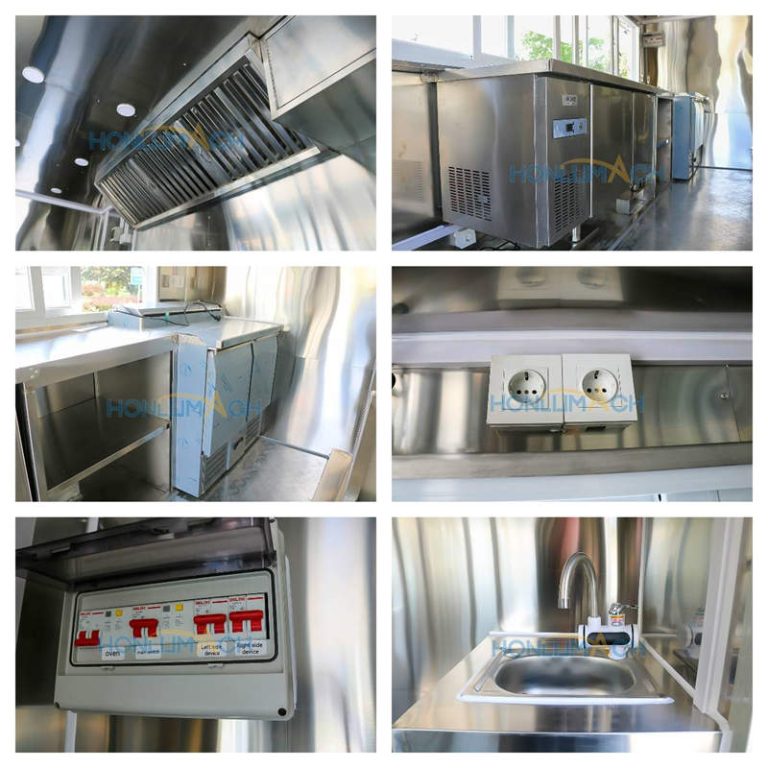 5.7m Burrito Food Trailer From China - Honlu Food Trailer