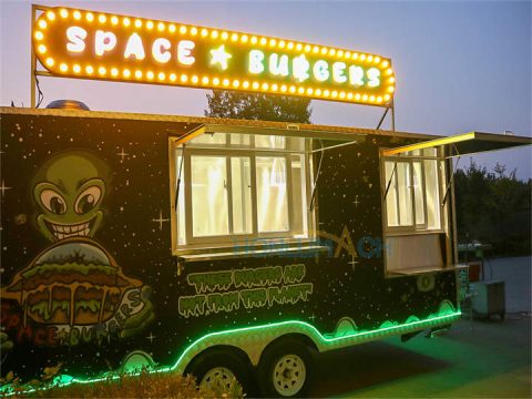 Mobile Burger Truck from China - Honlu Food Trailer