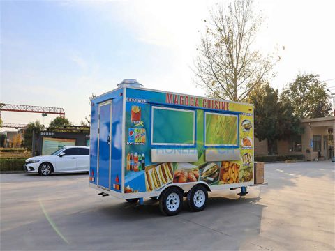 4m Mobile Restaurant Trailer For Sale - Honlu Food Trailer