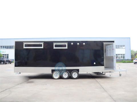 26ft Porch Style Concession Trailer For French Polynesia Customer