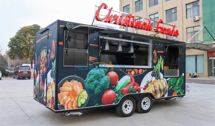 18ft Concession Food Trailer For A Customer From Canada