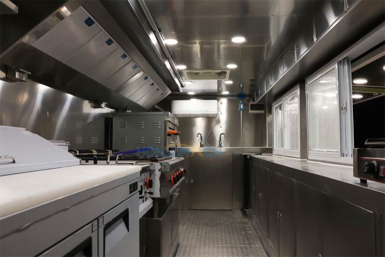 5m Street Food Cart And Food Truck With Full Kitchen For Sale - Honlu ...