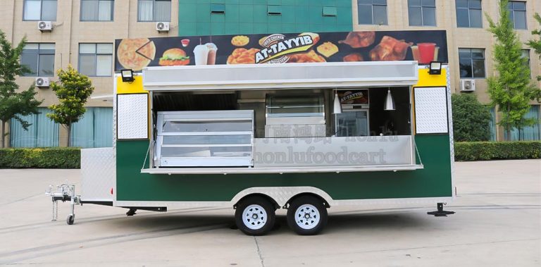 5m Street Food Cart And Food Truck With Full Kitchen For Sale - Honlu ...