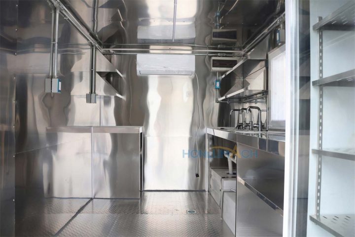12ft Ice Cream Concession Trailer For A Canadian Customer - Honlu