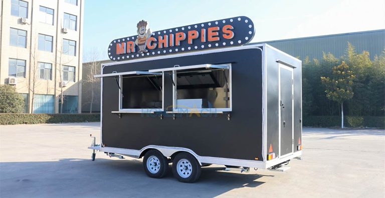 13ft French Fry Trailer Australia - Honlu Food Trailer