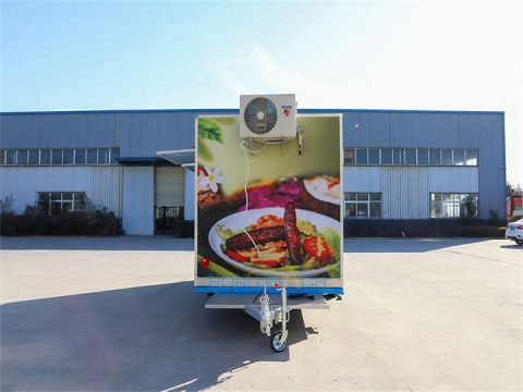 18.7ft Food Trailer For A Customer From French Polynesia - Honlu